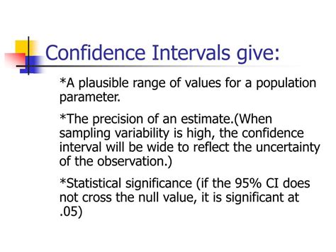 Ppt Statistical Inference Clt Confidence Intervals P Values Powerpoint Presentation Id 392834