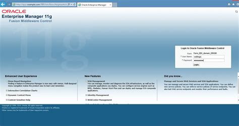 Enterprise Manager 11g Fmw Control In R122 Techgoeasy