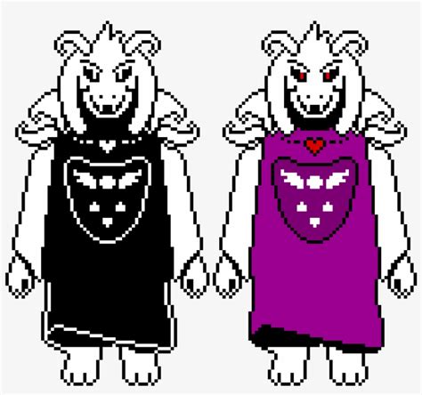 Pixel Art Undertale Asriel