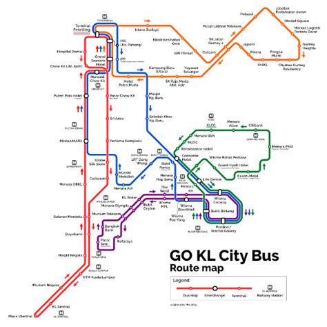 Selangor Free Bus Route Map