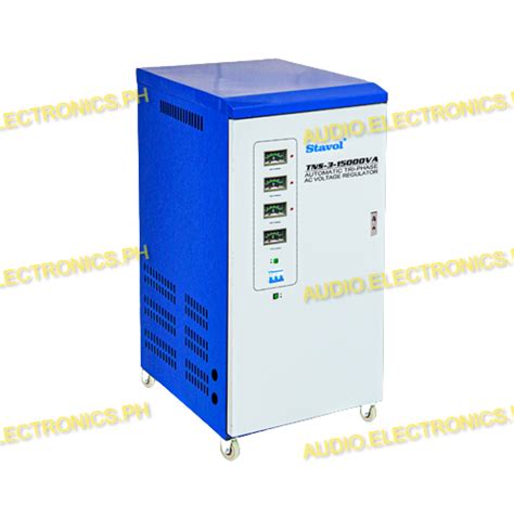 Stavol Tns 15 000va Avr Tri Phase With Time Delay 440v 220v Dagupan Audio Electronics