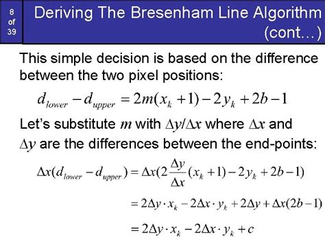Computer Graphics 4 Bresenham Line Drawing Algorithm Circle