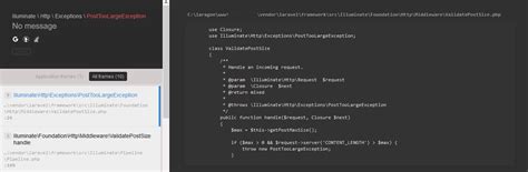 Posttoolargeexception Error In Laravel And How To Fix It Cvirando
