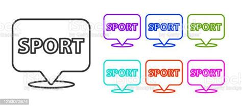 흰색 배경에 격리 된 검은 줄 위치 체육관 아이콘 다채로운 아이콘을 설정합니다 벡터 건강한 생활방식에 대한 스톡 벡터 아트 및 기타 이미지 건강한 생활방식 다중 색상