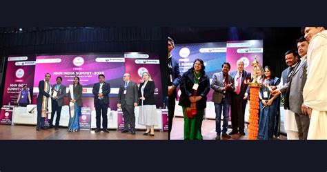 Adesh Gupta Honored At The Largest Mhm Summit Organized By Gramalaya At Ndmc Convention Centre