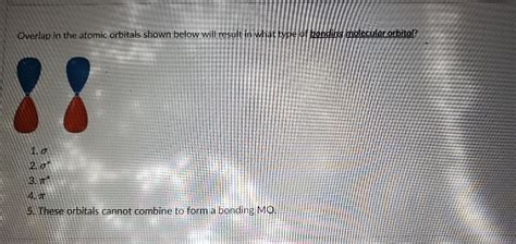 Answered Overlap In The Atomic Orbitals Shown… Bartleby