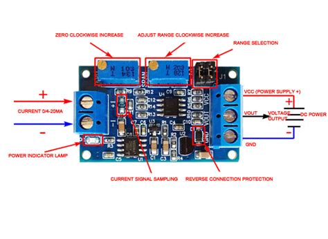 Current To Voltage Converter Module To Volt Transmitter 4 20mA To 0 3 3V 5V 10V Signal