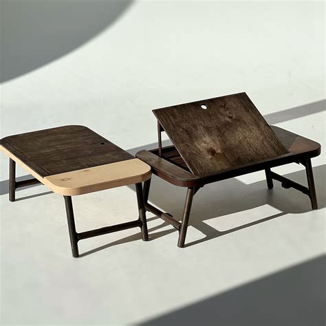 Wood Lap Desk Table For MacBook Wood Portable Table For Etsy