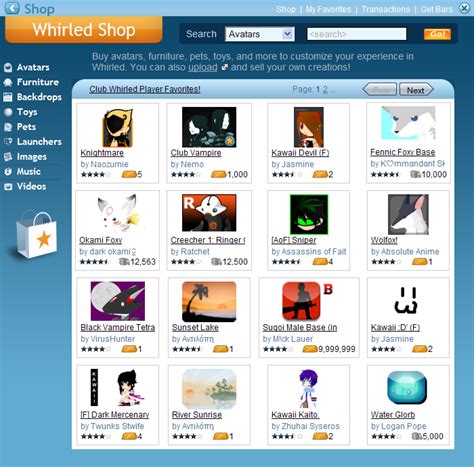 Shop Whirled Club Wiki