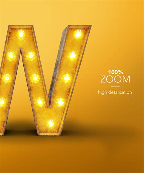 Retro Lightbulb Font On Behance