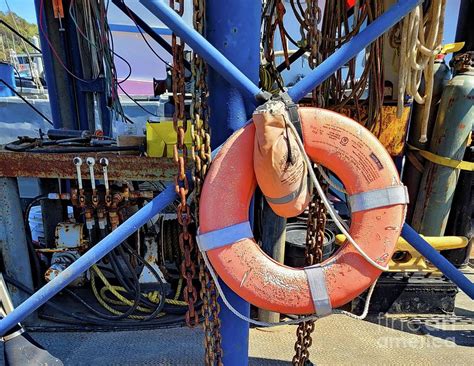 Tug Boat Life Buoy Photograph By Norma Appleton Pixels
