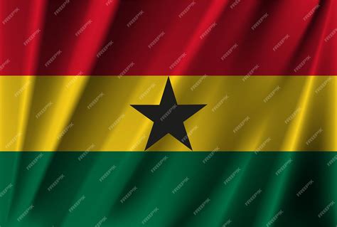 Premium Vector Official National Ghana Flag Vector