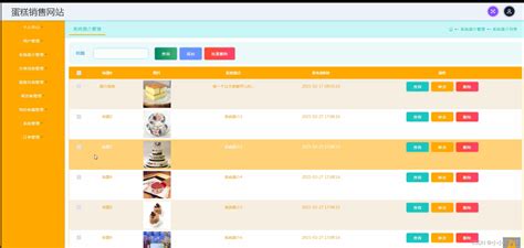 Java计算机毕业设计蛋糕销售网站演示录像2020计算机（附源码、数据库）2020年销售部销售业绩表设计源码完成以下网页效果 Csdn博客