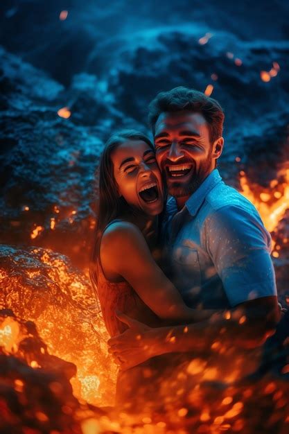 Premium Ai Image Cute Couple Photograph