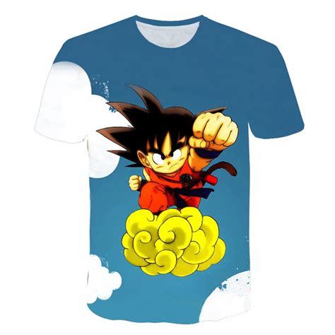 Новые летние футболки с драконом и шариком DBZ Super Saiyan Детские ...