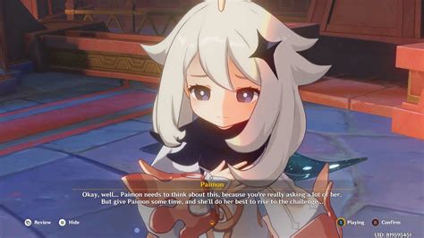 So The Next Story Version Paimon Will Not Join With Us For The Final