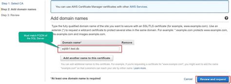 Enabling Ssl Encrypted Connections To Microsoft Sql Server Using Aws Certificate Manager Private