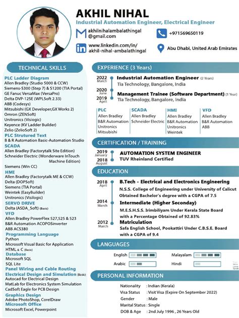 resume akhil nihal pdf