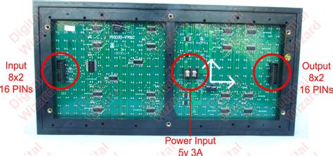 P10 Led Display Panel Interface With Avr Atmega8 Avr Microcontroller