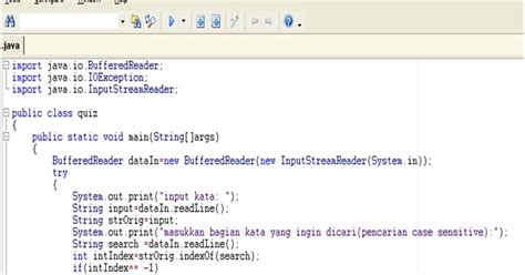Pengetahuan Dunia It And Islam Contoh Script Java Buffered Reader Input