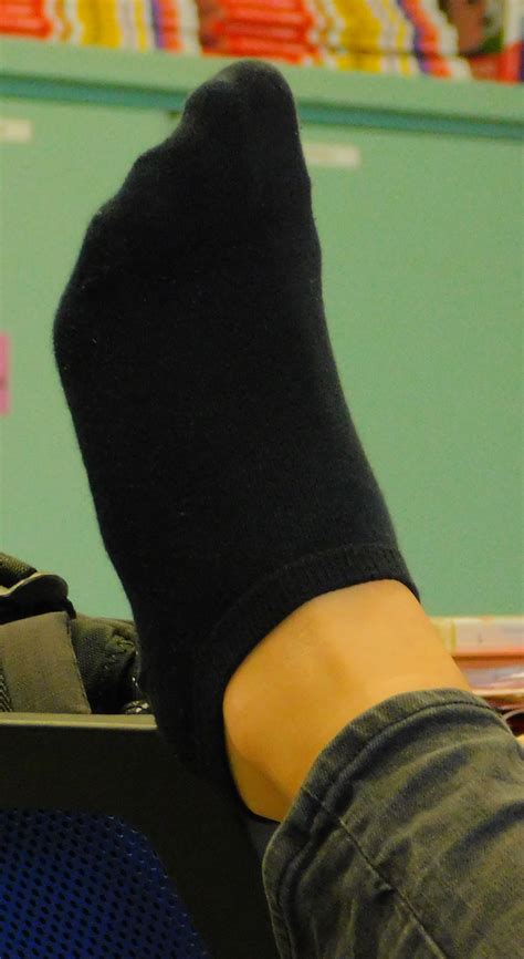 Black Sock Candid By Feetandnature On Deviantart