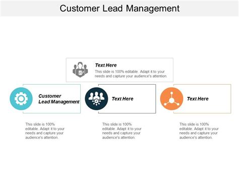 Free Customer Lead Management Ppt Powerpoint Presentation Background Cpb