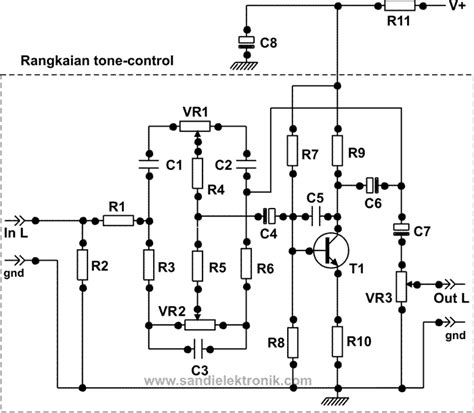 Skema Rangkaian Amplifier Sederhana