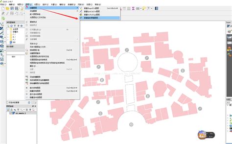 使用qgis对cad图进行描边以及路线图的绘制（3） cad总平面图 qgis csdn博客