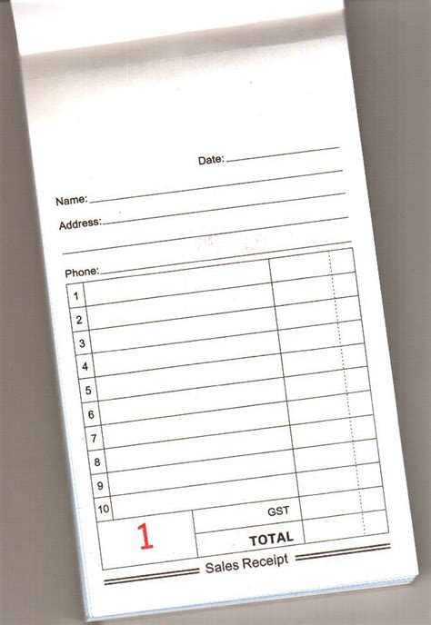 Restaurant Order Pads Template