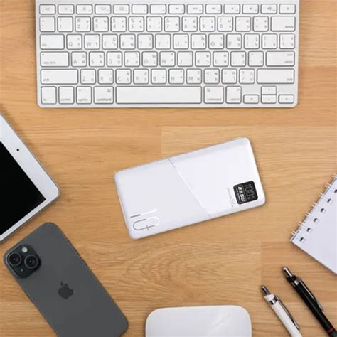 Porodo Blue 10000mah Quick Charge Power Bank Usb A And Usb C Output