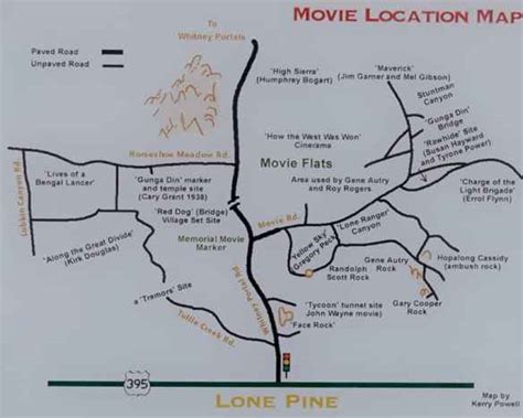 Lone Pine California Map