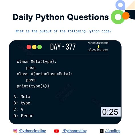Python Coding Challenge Day 377 What Is The Output Of The Following Python Code Solution