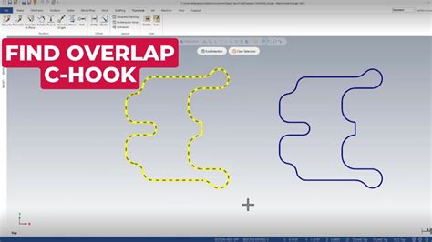 Mastercam 2023 Find Overlap C Hook Youtube