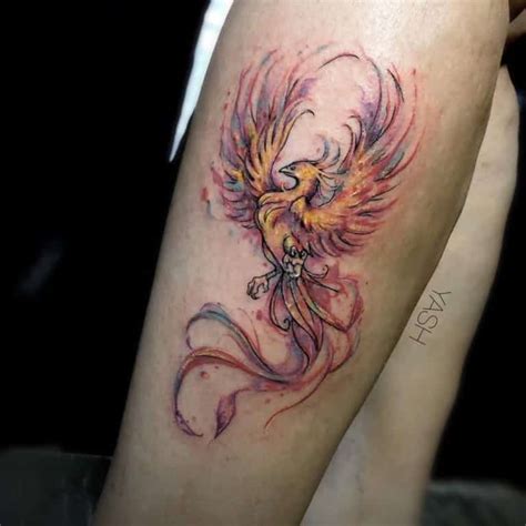 Phoenix Rising From Ashes Tattoo Ideas And Designs