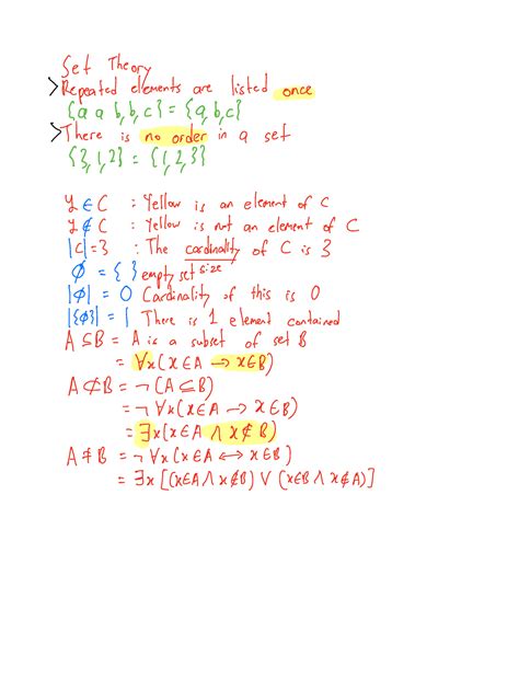 Set Theory Notes Mh1812 Ntu Studocu