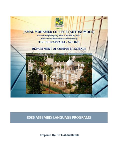 Assembly Language Programs Pdf Computer Data Computer Programming