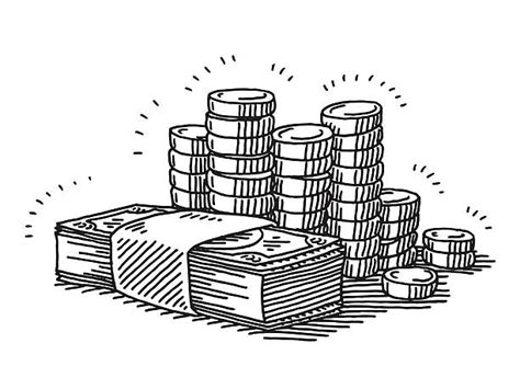 4 200 Stack Of Money Drawing Stock Illustrations Royalty Free Vector