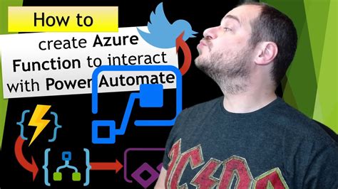 how to create azure function to interact with power automate automated flow youtube