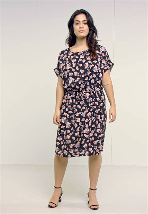 Anna Field Curvy Vardagsklänning Blacksvart