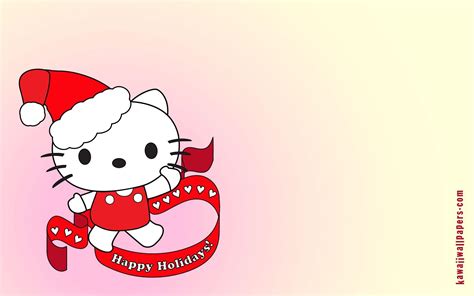 Hello Kitty Christmas Wallpapers Top Free Hello Kitty Christmas Backgrounds Wallpaperaccess
