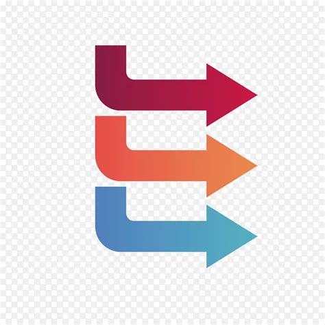彩色箭头拐弯png图片素材下载图片编号ypaaroon 免抠素材网
