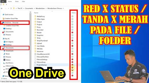 Mengatasi Tanda Silang Merah Pada Folder Files Di File Explorer Windows 10 11 Firdus