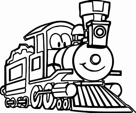Printable Coloring Pages Trains