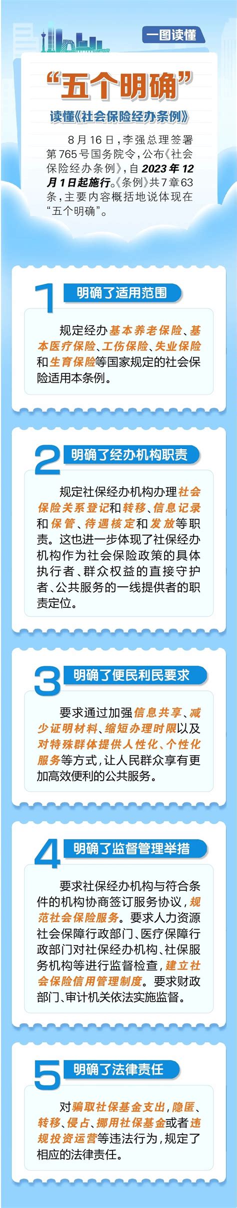 五个明确读懂社会保险经办条例 澎湃号政务 澎湃新闻 The Paper