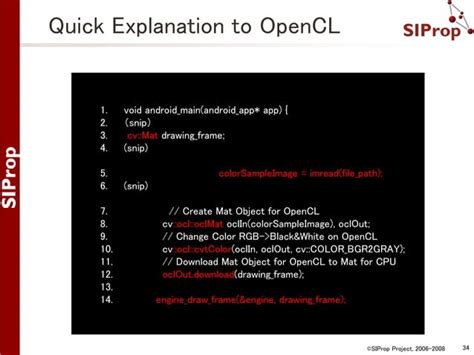 How To Build And Use Opencl On Opencv And Android Ndk Ppt
