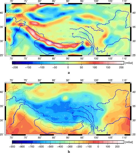 The Stepwise Corrected Gravity Disturbances A The Goco05s Gravity Download Scientific