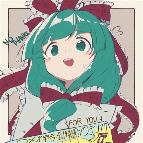 Nazawa Nother Kagiyama Hina Touhou Highres Tagme 1girl Bow