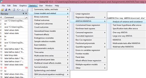 Stata Interpreting Two Way Anova Procedure Cruncheconometrix Blog