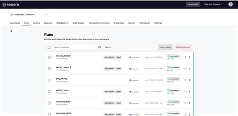 Monitor Runs Seqera Docs